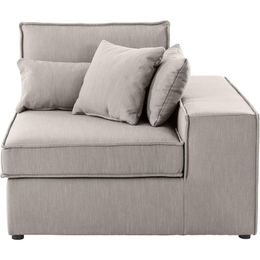 OTTO home Sofaelement &raquo;Florid&laquo; als Teil eines Modulsofas,, fester Sitzkomfort, auch in Cord beige Baumwollmix (60% Baumwolle/40% Leinen);Struktur fein