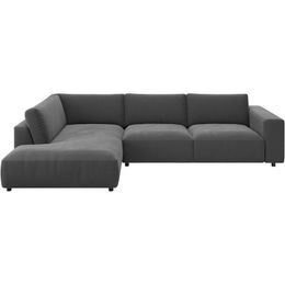 Musterring Ecksofa &raquo;MR LUCIA, Luxuri&ouml;se Wohlf&uuml;hlgarnitur von &laquo; Erstklassige Kammerkissen, komfortable Umbauecke & zeitloser Look grau 94% Polyester, 6% Nylon B/H