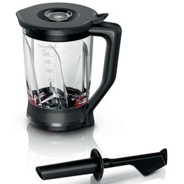 Bosch Mixaufsatz &raquo;MUZ9MX2&laquo; aus Glas, geeignet f&uuml;r K&uuml;chenmaschinen MUM9.... schwarz Einheitsgr&ouml;&szlig;e Mixaufsatz