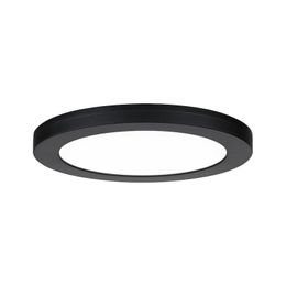 Paulmann LED Einbauleuchte &raquo;2in1 Cover-it rund 225mm 16,5W 1200lm 4000K Chrom matt&laquo; 1 Stk. Neutralwei&szlig; Einbaupanel schwarz 1, &Oslash; 22,5cm H: 1,9cm, 1 Stk.