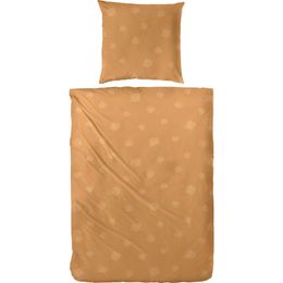 Primera Bettw&auml;sche &raquo;Sabrina&laquo; 2 Stk. mit dem Trendsymbol 2021 orange Renforc&eacute;, Obermaterial: 100% Baumwolle B/L: 135cm x 200cm, 1 Stk., 1 Stk., Renforc&eacute;, B/L: 