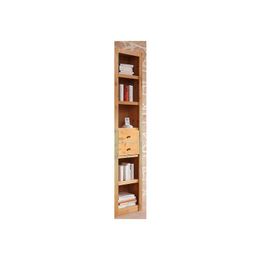 OTTO home Anbauregal &raquo;Bergen&laquo; in unterschiedlichen Farbvarianten, Breite 45 cm beige Massivholz B/H/T: 45,5cm x 213cm x 27cm, 6 Stk. offene F&auml;cher