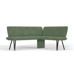 OTTO home Eckbank &raquo;Mily K&uuml;chenbank, Polsterbank, Esszimmerbank, 205x164 cm&laquo; Moderne Bank und Farben, Sitzplatzanzahl: 5, Frei in Raum stellbar gr&uuml;n 
