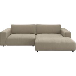 Musterring Ecksofa &raquo;MR LUCIA, Charakterstarker Lounge-Komfort von &laquo; XXL-Longchair, erstklassige Kammerkissen & zeitloser Look 95% Polyester, 5% Nylon B/H/T: 