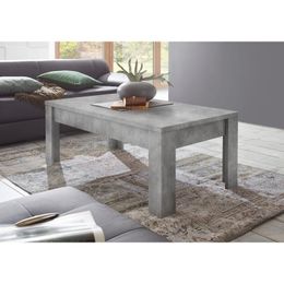 Home Affaire Couchtisch &raquo;Dama 122 x 65 cm, Wohnzimmertisch mit Winkelfu&szlig;&laquo; Sofatisch, rechteckig, Tischplattenst&auml;rke 22 mm grau B/H/T: 122cm x 45cm x 