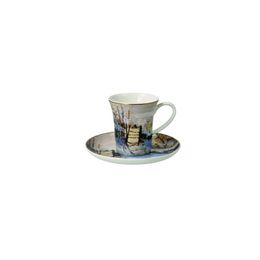 Goebel Espressotasse &raquo;Claude Monet - Die Elster&laquo; F&uuml;llmenge 0,1l bunt Fine China-Porzellan 7cm
