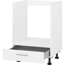 KOCHSTATION Herdumbauschrank &raquo;"KS-Scafa"&laquo; Breite 60 cm wei&szlig; wei&szlig;, B/H/T: 60cm x 75cm x 56cm