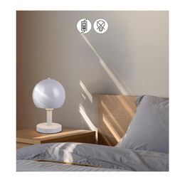 my home Schreibtischlampe &raquo;Christelle, Deko Tischleuchte mit Metallschirm &Oslash; 18cm H&ouml;he 29cm&laquo; E27 1 Stk. warmwei&szlig; - kaltwei&szlig; exkl 1x E27 max 10W, 