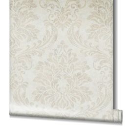 marburg Vliestapete &raquo;GZSZ Tapete 34812&laquo; ornamental glatt moderne Tapete f&uuml;r Wohnzimmer Schlafzimmer K&uuml;che beige Vlies B/L: 0,53m x 10,05m