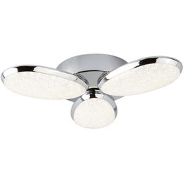Searchlight Deckenleuchte &raquo;Lori 3Lt Deckenleuchte - Chrom&laquo; LED-Modul 1 Stk. silber H: 7,8cm, 1 Stk.