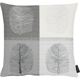 Apelt Dekokissen &raquo;Vito&laquo; Kissenh&uuml;lle mit F&uuml;llung, 1 St&uuml;ck schwarz-wei&szlig; Polyester B/L: 45cm x 45cm, 1 Stk.