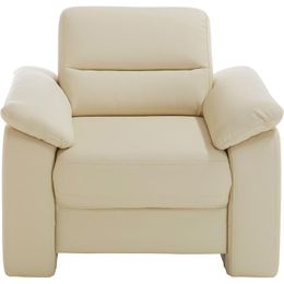 Sit & More sit&more Sessel &raquo;Ascara&laquo; inklusive komfortablem Federkern beige Softlux -Kunstleder;NaturLeder;Luxus-Microfaser ALTARA NUBUCK (100% Polyester) 