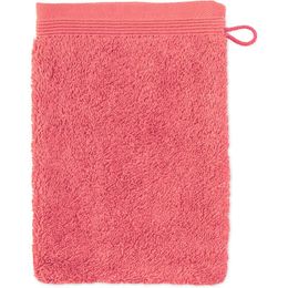 M&ouml;ve Waschhandschuh &raquo;Superwuschel 100% Premium Cotton Baumwolle&laquo; mit Biesenbord&uuml;re und praktischem Kordelaufh&auml;nger, einfarbig, weich blau Walkfrottier, 