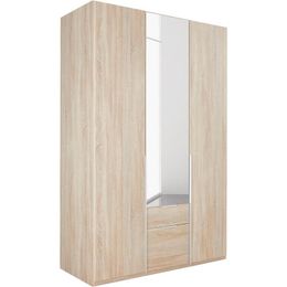 wimex Kleiderschrank &raquo;New York&laquo; mit Spiegelt&uuml;r braun B/H/T: 135cm x 208cm x 58cm, Schubladen: 2 Stk. T&uuml;ren: 3 Stk.