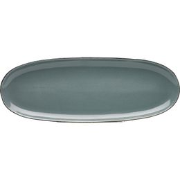 Van Well Servierplatte &raquo;Platte Urban, 34 x 12,5 cm, 4 St&uuml;ck&laquo; sp&uuml;lmaschinen- und mikrowellengeeignet grau Steinzeug B/H/L: 12,5cm x 2cm x 34cm