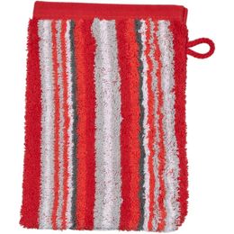 Ross Waschhandschuh &raquo;Sinfonie&laquo; 100 % Baumwolle rot Frottier B/L: 16cmx22cm, 6 Stk.