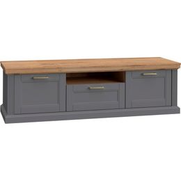 OTTO home TV-Board &raquo;Tara&laquo; (H/B/T): 52/177/54cm, Fernsehtisch, UV-Lack f&uuml;r hohe Farbbrillianz, mit Soft-Close-Funktion grau Holzwerkstoff, MDF B/H/T: 