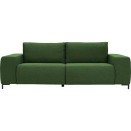 LOOKS by Wolfgang Joop Big-Sofa &raquo;Looks VI&laquo; gerade Linien, in 2 Bezugsqualit&auml;ten gr&uuml;n 100% Polyester B/H/T: 242cm x 87cm x 88cm, Feinstruktur