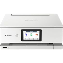 Canon Multifunktionsdrucker &raquo;PIXMA TS8751&laquo; 3in1 Tintenstrahl-Multifunktionsger&auml;t mit 6 separaten Tintenpatronen wei&szlig; Automatischer beidseitiger Druck spart 