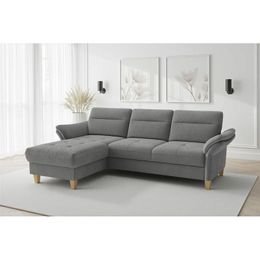 Sit & More sit&more Ecksofa &raquo;Pamela, L-Form, B:230 cm&laquo; mit Federkern und Liegefl&auml;che aus Originalstoff 100% Polyester B/H/T: 230cm x 90cm x 164cm, Chenille, 