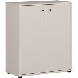 FORTE Kommode &raquo;Tempra, Kommode, 2 gro&szlig;e T&uuml;ren, H&ouml;he 85,5 cm&laquo; Breite 73,7 cm B/H/T: 73,7cm x 85,5cm x 34,8cm, 2 Stk.