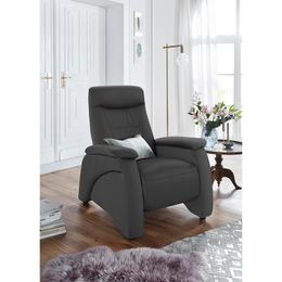exxpo - sofa fashion Relaxsessel &raquo;Ascoli, Relaxsessel, Loungesessel, Hochlehnsessel&laquo; mit Relaxfunktion schwarz NaturLEDER (echtes Rindsleder) in Sitz 