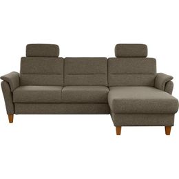Home Affaire Ecksofa &raquo;Palmera L-Form, B: 244 cm - OTTO. Verl&auml;ssliche Qualit&auml;t.&laquo; optional Schlaffunktion & Bettkasten, Federkern gr&uuml;n 100% Polyester;