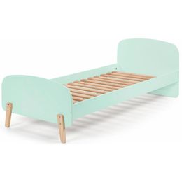 Vipack Kinderbett &raquo;Kiddy, inkl. Rolllattenrost, Liegefl&auml;che 90/200 cm&laquo; B/H/T ca. 205x72x94cm, gerundetes Kopf-/Fu&szlig;teil, verschiedene Farben, gradliniges 