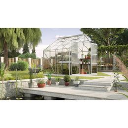 Vitavia Gew&auml;chshaus &raquo;Uranus 6700&laquo; silber B/H/T: 254cm x 254cm