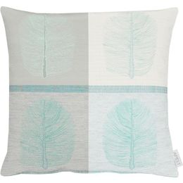 Apelt Dekokissen &raquo;Vito&laquo; Kissenh&uuml;lle mit F&uuml;llung, 1 St&uuml;ck blau Polyester B/L: 45cm x 45cm, 1 Stk.
