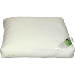 Polydaun Kopfkissen &raquo;Lotus&laquo; 1 Stk. tlg. wei&szlig; Bezug: 100% Lyocell (TENCEL ). F&uuml;llung: 100% Polyester B/H/L: 72cm x 10cm x 60cm, Lyocell, 1 Stk.