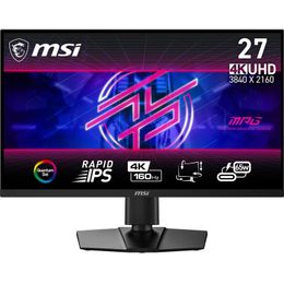 MSI Gaming-Monitor &raquo;MPG 274URF QD&laquo; 69 cm/27 &prime;&prime; 3840 x 2160 px 0,5 Reaktionszeit 160 Hz 5-Wege Joystick Navigation schwarz neig-, schwenk-, 