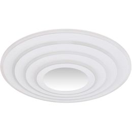 Globo LIGHTING LED Deckenleuchte &raquo;JOCELYN&laquo; LED-Modul 1 Stk. warmwei&szlig; - kaltwei&szlig; Deckenlampe, Designleuchte, Wohnzimmer, Schlafzimmer, rund wei&szlig; 1 Stk.