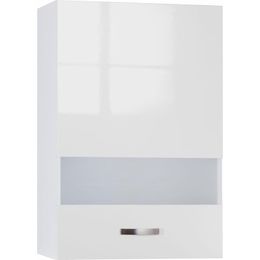 KOCHSTATION Glash&auml;ngeschrank &raquo;KS-Cara&laquo; Breite 60 cm wei&szlig; wei&szlig;, B/H/T: 60cm x 89,6cm x 34,9cm, T&uuml;ren: 1 Stk.