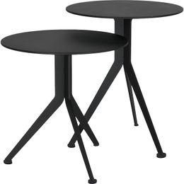 SPINDER DESIGN Beistelltisch &raquo;DALEY HIGH&laquo; Beistelltisch aus Stahl schwarz B/H/T: 38cm x 45cm x 38cm