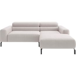 Home Affaire Ecksofa &raquo;Ecksofa, L-Form, incl. Kopfteilverstellung, Breite 223 cm&laquo; wahlweise elektrische Sitztiefenverstellung beige 100% Polyester B/H/