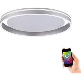 Neuhaus Q SMART HOME LIGHTS LED Deckenleuchte &raquo;Q-VITO&laquo; LED-Board 1 Stk. warmwei&szlig; - kaltwei&szlig; silber 1, &Oslash; 59cm, 1 Stk.