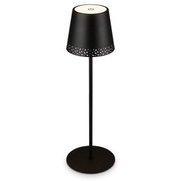 Briloner Leuchten LED Tischleuchte &raquo;KIKI&laquo; LED-Modul 1 Stk. Warmwei&szlig; mit Akku, h&ouml;henverstellbar, USB-C, warmwei&szlig;, IP44, gr&uuml;n, 38 cm 1, &Oslash; 12cm H: 38cm, 1 Stk.