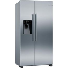 Bosch Side-by-Side Serie 6 &raquo;KAD93AIDP&laquo; 178,7 cm hoch 90,8 cm breit silber Einheitsgr&ouml;&szlig;e