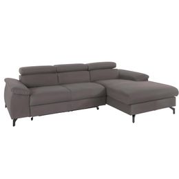 COTTA Ecksofa &raquo;Kitty L-Form, B: 242 cm&laquo; mit Kopfteilverstellung, optional Schlaffunktion & Bettkasten Microfaser (100% Polyester);Flachgewebe (100% 