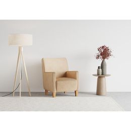 Sit & More sit&more Sessel &raquo;Bosse&laquo; mit Federkern braun Luxus-Microfaser ALTARA NUBUCK , B/H/T: 74cm x 93cm x 81cm