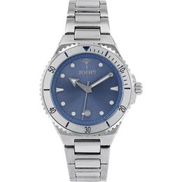 JOOP! Damen JOOP! Quarzuhr Armbanduhr, Damenuhr, Edelstahlarmband, analog, Datum silber Einheitsgr&ouml;&szlig;e