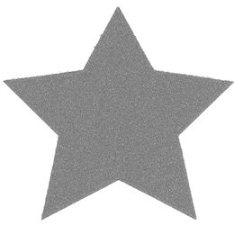 PRIMAflor-Ideen in Textil Platzset &raquo;Stern, Weihnachtsdeko&laquo; auch ideal als Untersetzer oder Dekoration, Gr&ouml;&szlig;e 16,5 oder 29,5 cm schwarz B/L: 16,5cm x 
