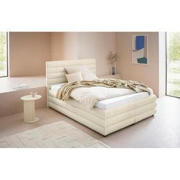 LeGer Home by Lena Gercke Polsterbett &raquo;Maylis Boucl&eacute;&laquo; wahlweise mit und ohne Matratze und Lattenrost, auch in 200cm Breite beige 95% Polyester, 5% 