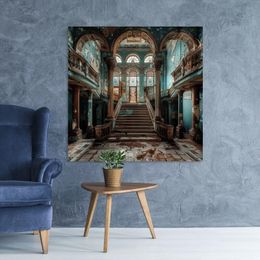 queence Acrylglasbild &raquo;Verlassener Eingang&laquo; Architektonische Elemente Elemente der Architektur Geb&auml;ude Innenarchitektur Kunst 1 Stk. tlg. Fine Art-
