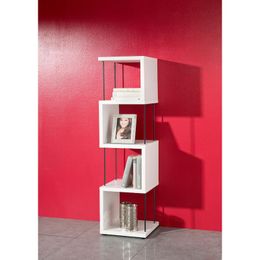M&auml;usbacher Standregal &raquo;Sticks Regale&laquo; Breite 33 cm wei&szlig; Holzwerkstoff B/H/T: 33cm x 126cm x 33cm, 4 Stk. offenes Fach