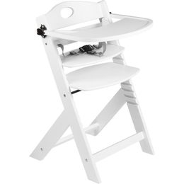 BABYGO Hochstuhl &raquo;Family Pro&laquo; () wei&szlig; Massivholz B/H/T: 45cm x 80cm x 50cm
