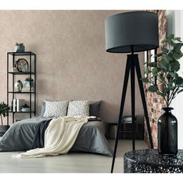 Livingwalls living walls Vliestapete &raquo;Tapete mit Blattschatten-Optik - Tropisches Muster&laquo; matt strukturiert Sanfte Vliestapete mit tropischem Blattschatten-Muster