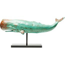 KARE Dekofigur &raquo;Deko Figur Whale Base 77cm&laquo; blau Polyresin B/H/T: 77cm x 38,5cm x 17,5cm