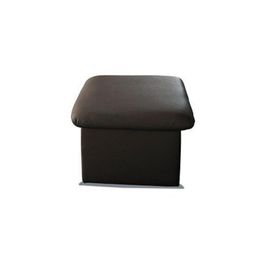 COTTA Hocker &raquo;HOCKER&laquo; braun 100% Echtleder;NaturLEDER, echtes Rindsleder;Luxus-Microfaser (100% Polyester);SOFTLUX -Kunstleder B/H/T: 56cm x 42cm x 